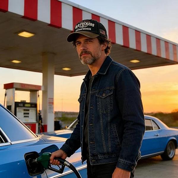 Old Fuckers Club Distressed Vintage Baseball Cap Embroidered 100% ...