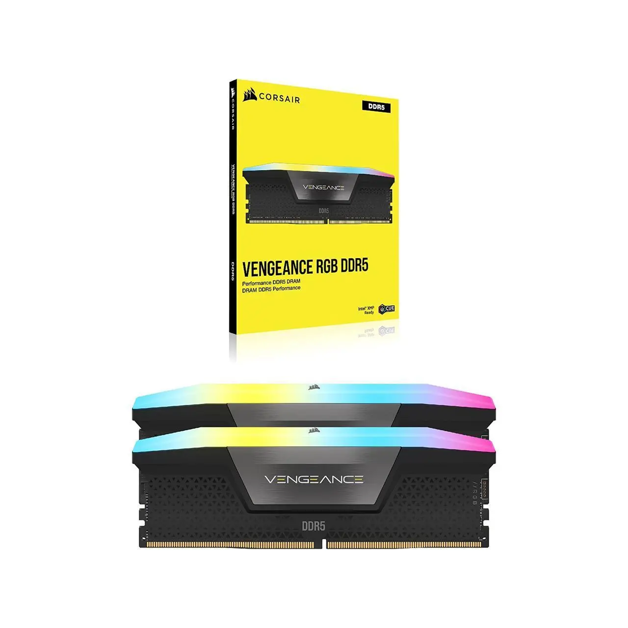 CORSAIR Vengeance RGB 32GB (2 x 16GB) 288-Pin PC RAM DDR5 6400 (PC5 ...