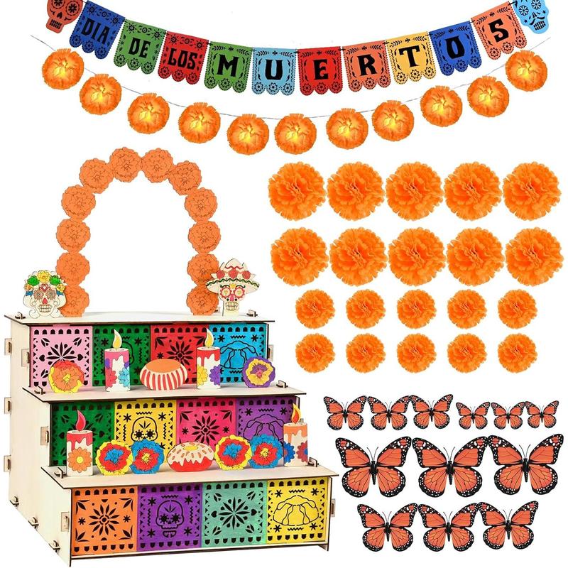 Dia De Los Muertos Ofrenda Altra Kit Day of The Dead Wooden Shadow Box ...