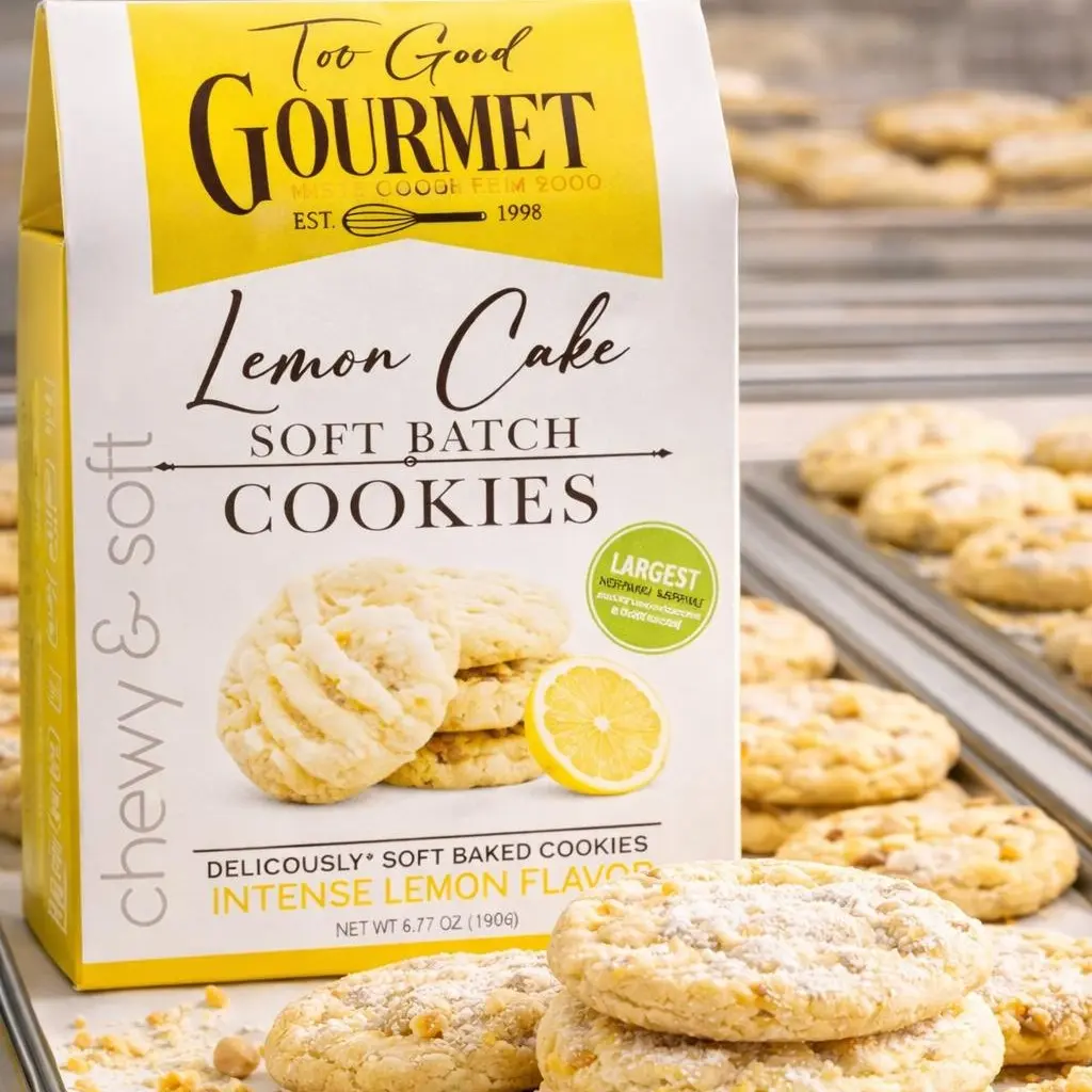 Too Good Gourmet Soft Batch Cookies 4-Pack Variety Lemon Cake Brownie ...