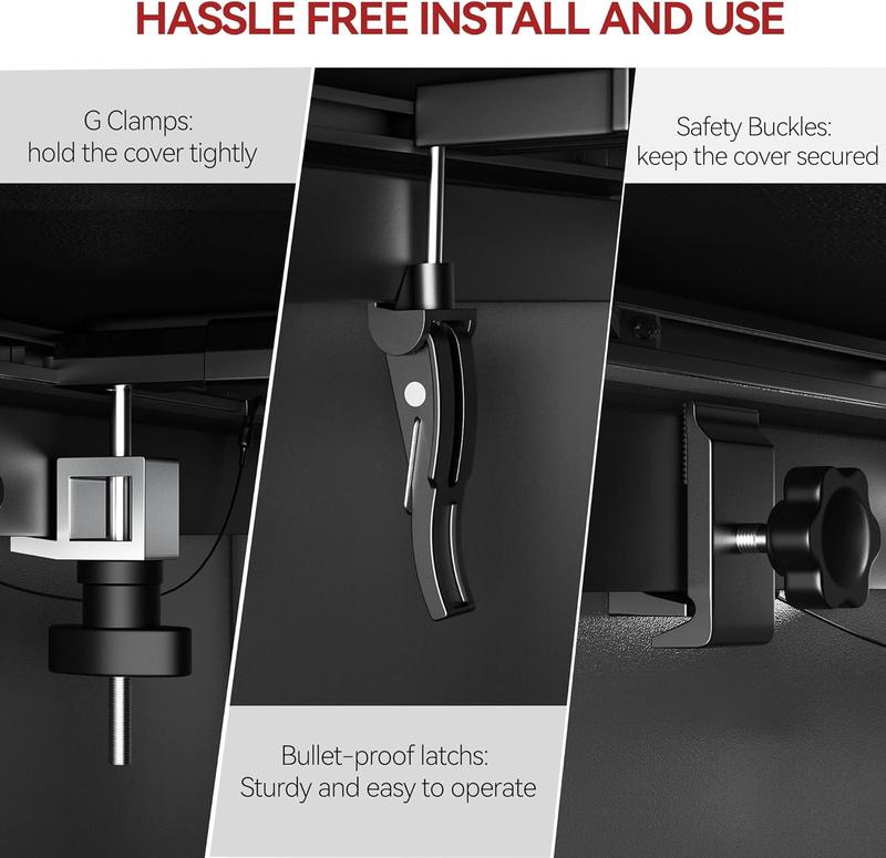 OEDRO 6.6 ft Soft Quad-Fold Truck Bed Cover Fits for 2014-2018 Chevy ...