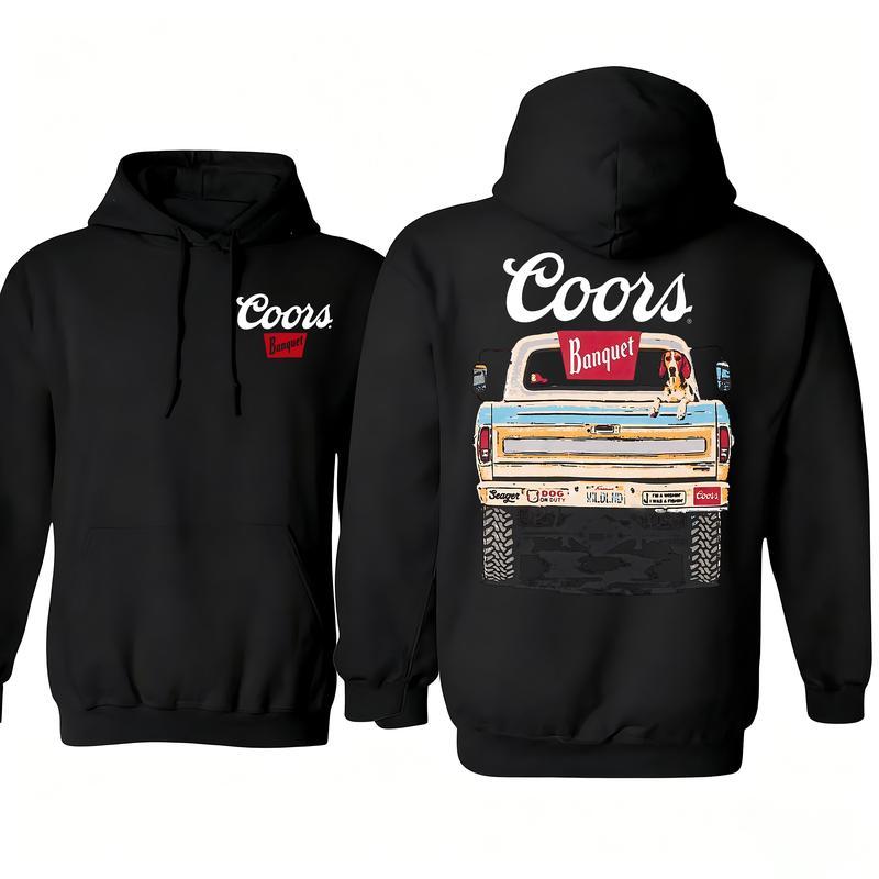 Coors Banquet Retro Truck Hoodie Country Western Style Cozy Unisex Fit ...