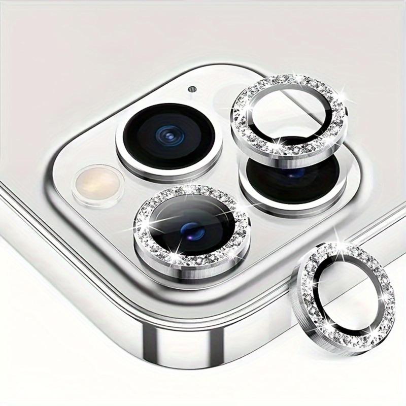 Glitter Camera Lens Protector, Rhinestone Decor Phone Lens Protective ...