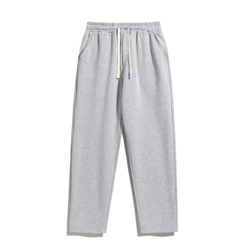 Men's Regular Fit Solid Drawstring Waist Sweatpants, Casual comfortable ...