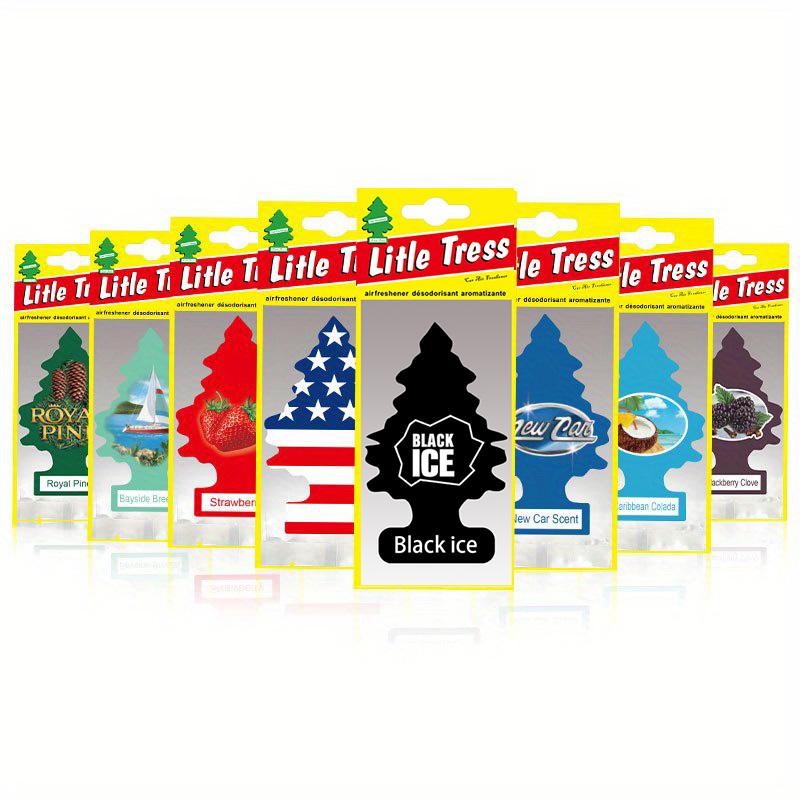 Little Trees Car Air Freshener Hanging Sheets, 20-Pack, Ice Royal Pine ...