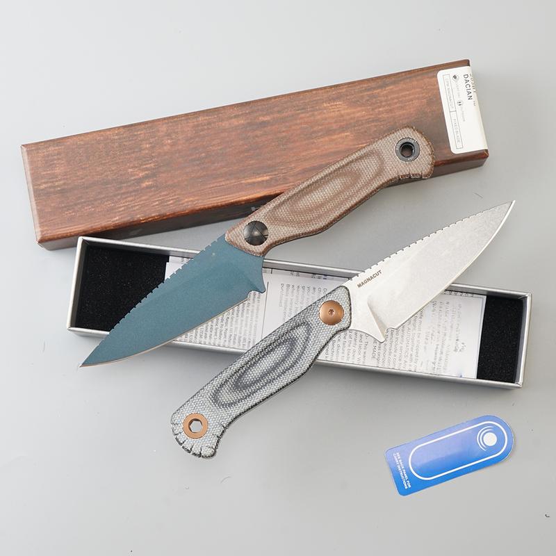 Model 203 Small Straight Blade Knife with Sheath, Linen High-End Non ...