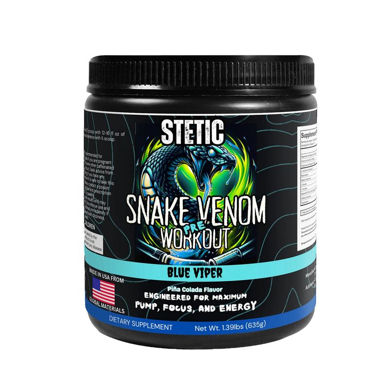 Snake Venom Blue Viper Piña Colada Flavor Pre-Workout - TikTok Shop