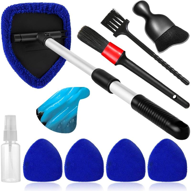 10pcs Windshield Cleaner Tool, Car Window Cleaning Wash Kit with 4 ...