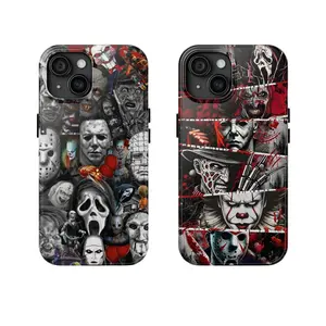 Horror Movie Ghost Face Pink Phone Case Compatible with iPhone 11, 12 ...