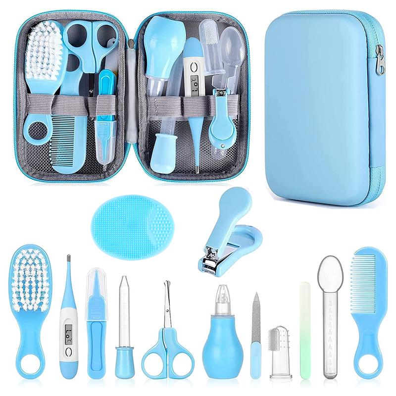 Baby Grooming Kit, Infant Safety Care Set with Hair Brush Comb Nail ...