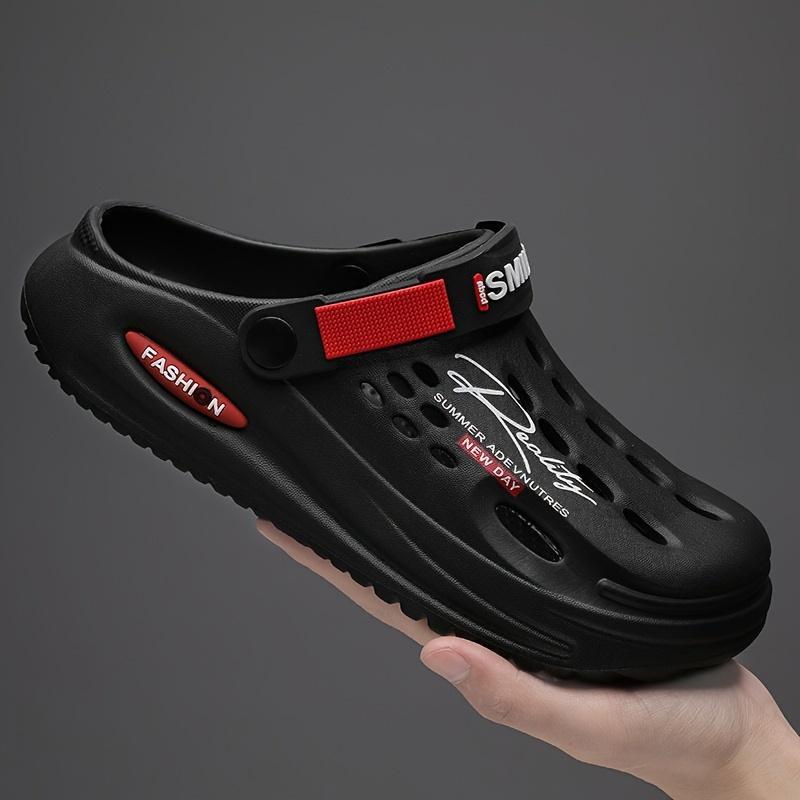 Men's Breathable Slip-On Clogs - Comfortable, Non-Slip Sole, Summer ...