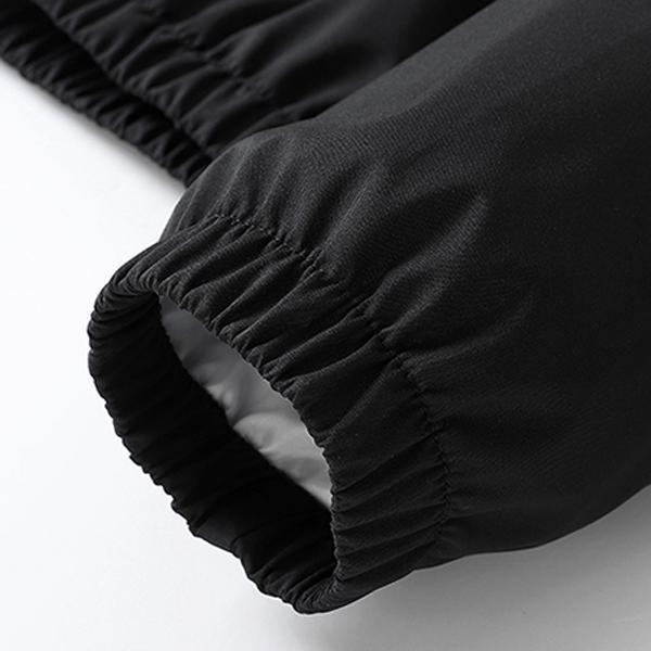 Color block hooded men's sports suit, trendy casual style clothing, the ...