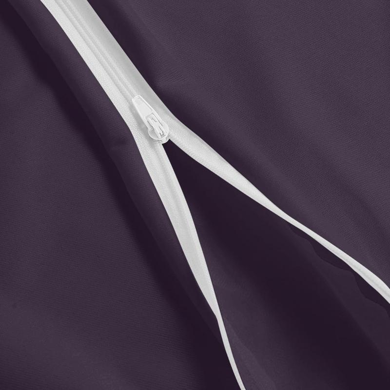 Waterproof Pillow Protectors Zippered King Size (2 Pack, Purple ...