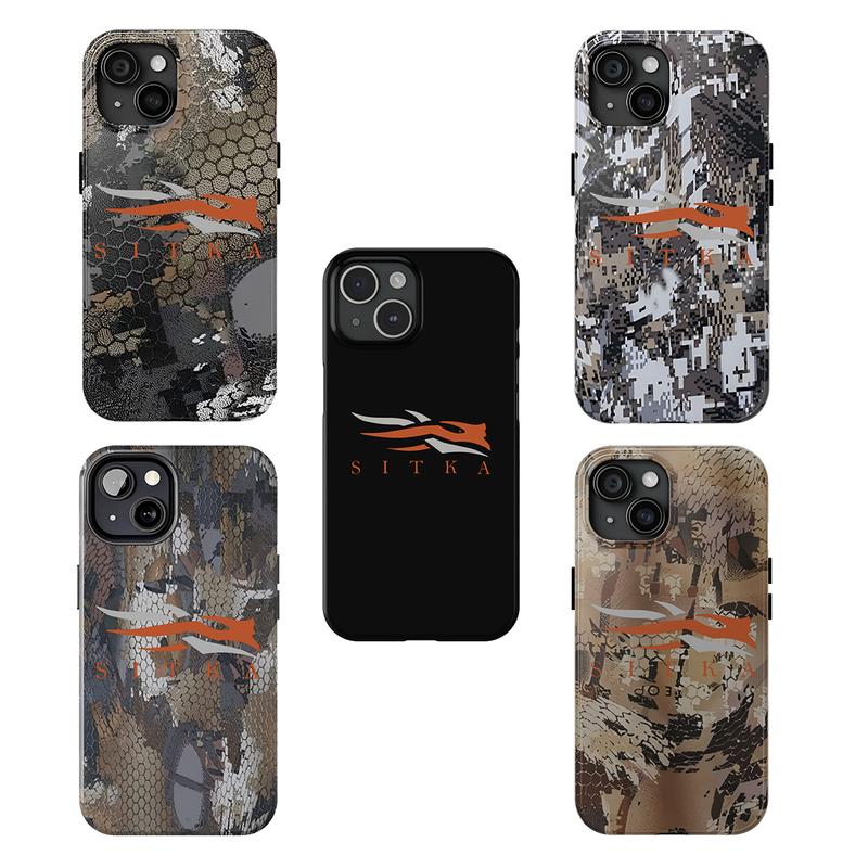 Timber Sitka Camo Tough Phone Case, iPhone 17/16/15/14/13/12/11/X/8 Pro ...