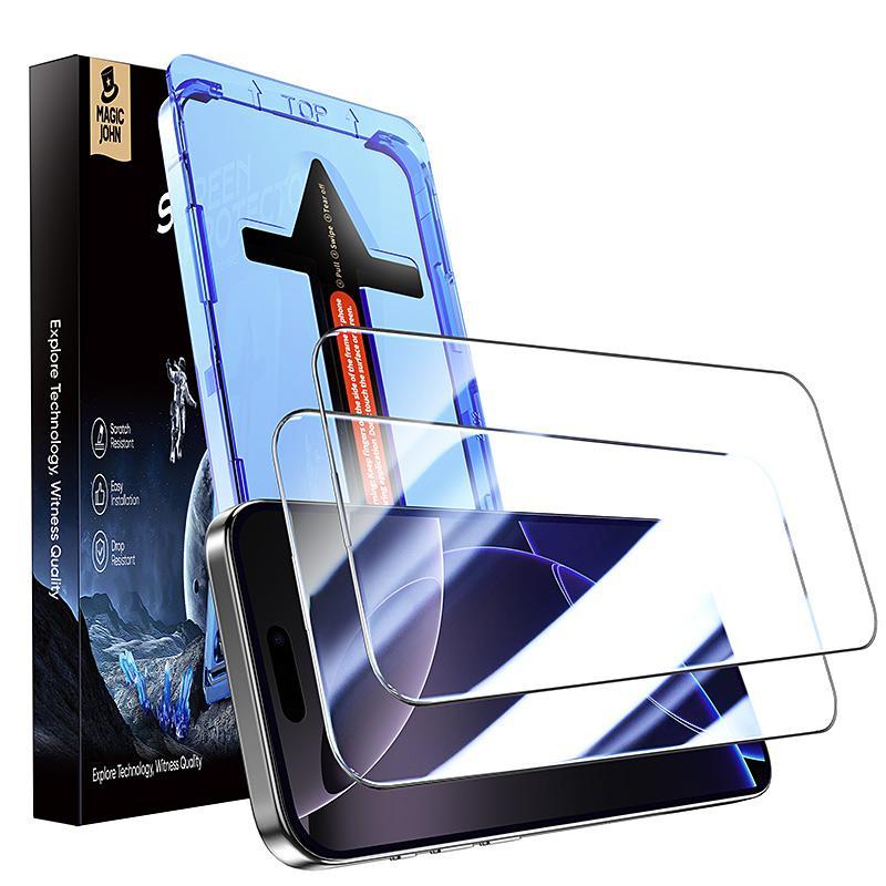 Magic John Privacy Tempered Glass Screen Protector for iPhon - TikTok Shop