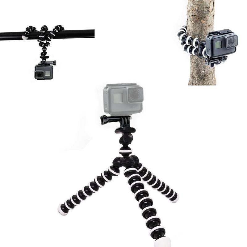 Adjustable Octopus Leg Action Camera Tripod Stand, 1 Count Durable ...