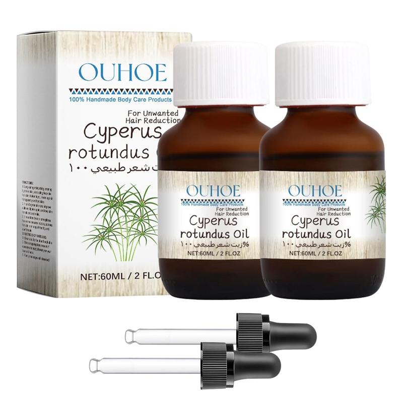 OUHOE 100% Cyperus Rotundus Oil 60 ml - Naturally Reducing Body Hair ...