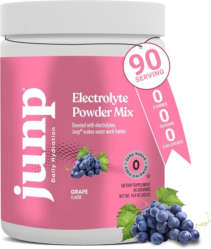 JUNP Electrolyte Hydration Powder Mix - Zero Sugar Zero Carb Daily ...