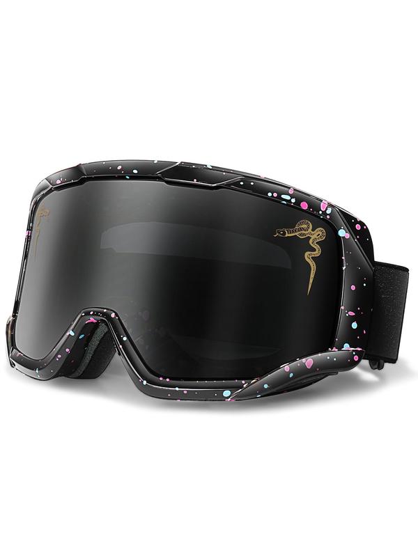 Sporty Unisex's All Over Print Anti-Fog Ski Goggles, Snake Printed ...