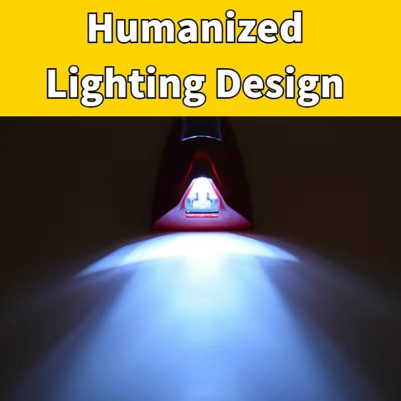 Car Decorative Lights Solar-Powered Shark Fin Antenna Roof Spoiler ...