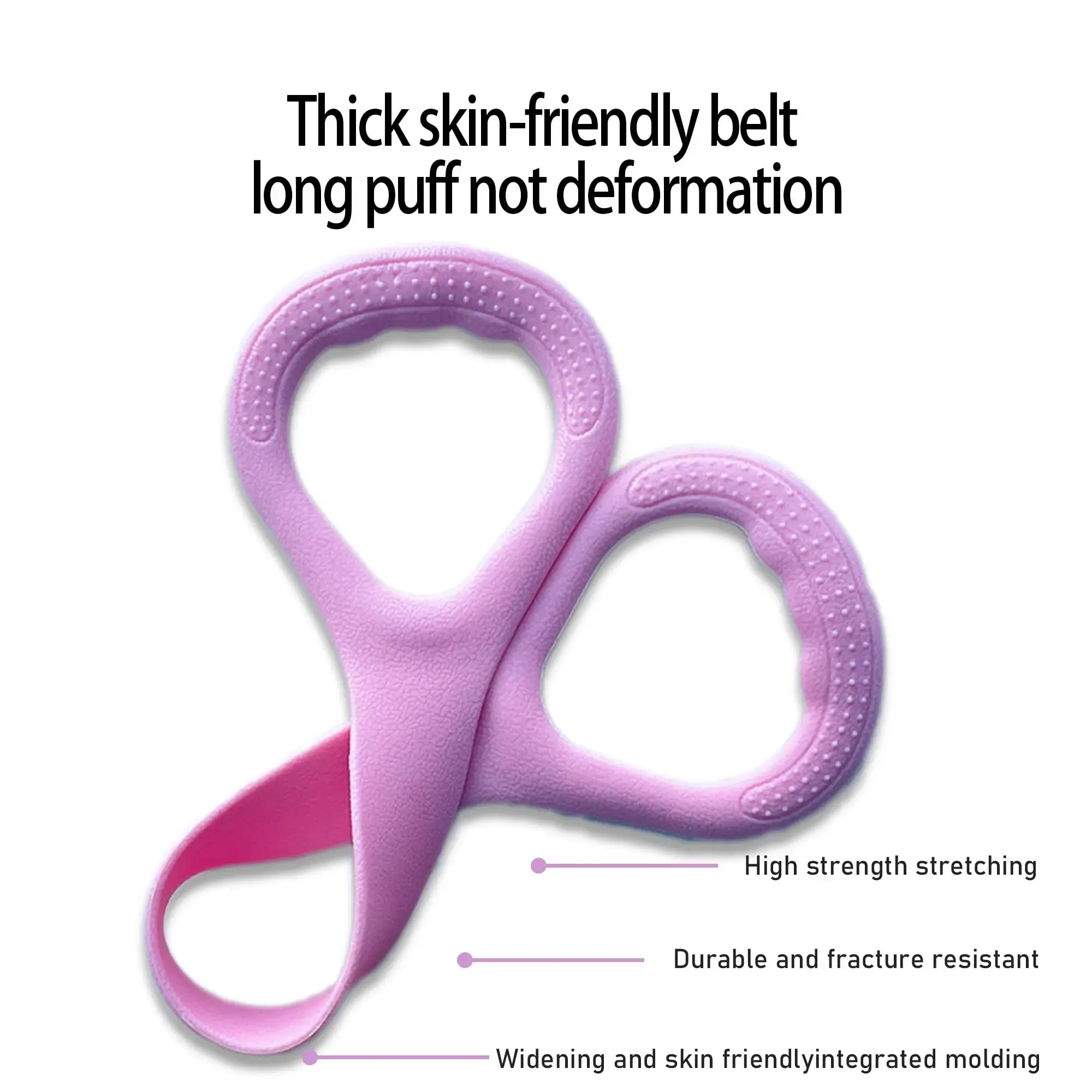 Portable Elastic Exercise Loop Bands - Soft Multi-Tone Stretch Bands ...
