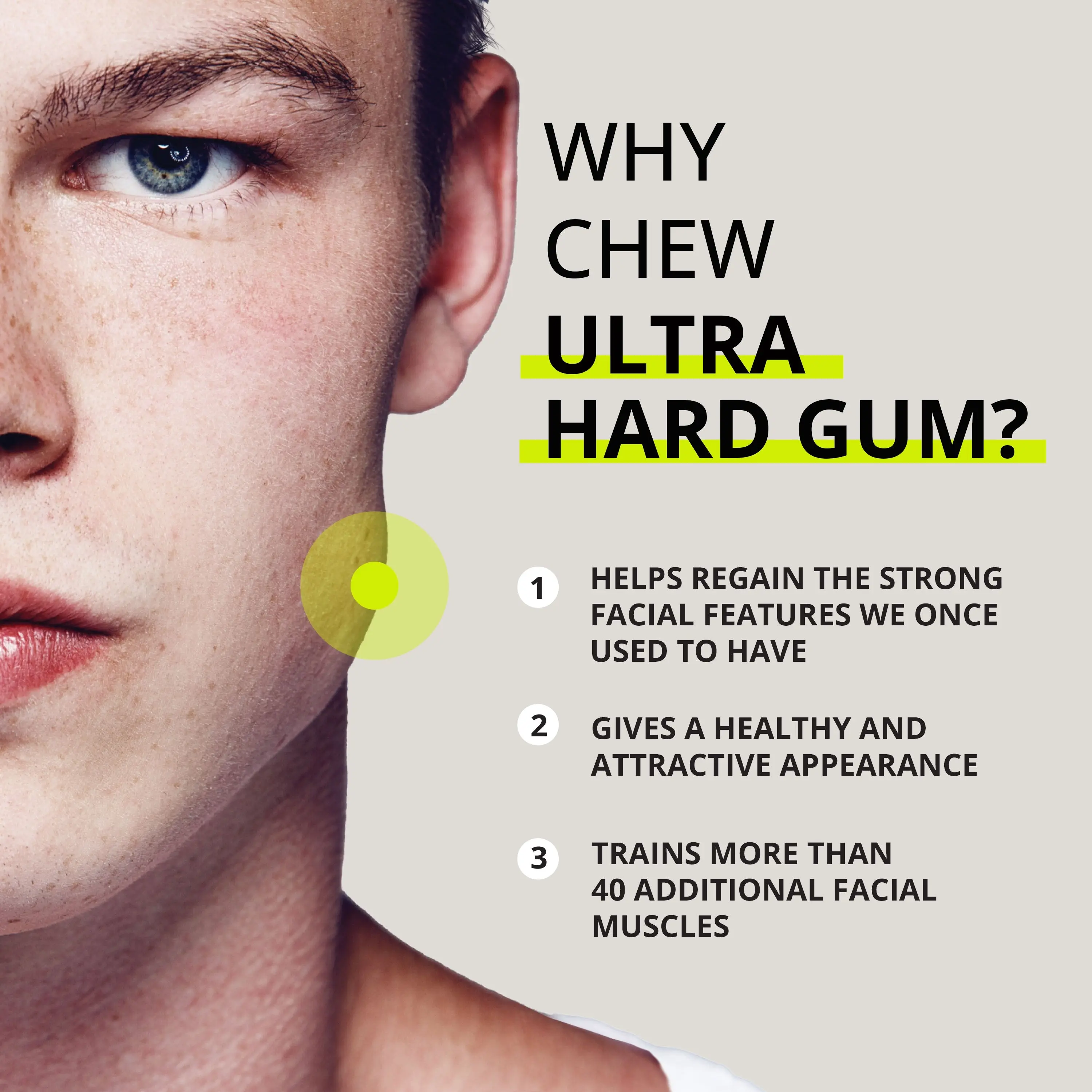 JAWLINER® Facial Fitness Chewing Gum | Cherry Ice - TikTok Shop