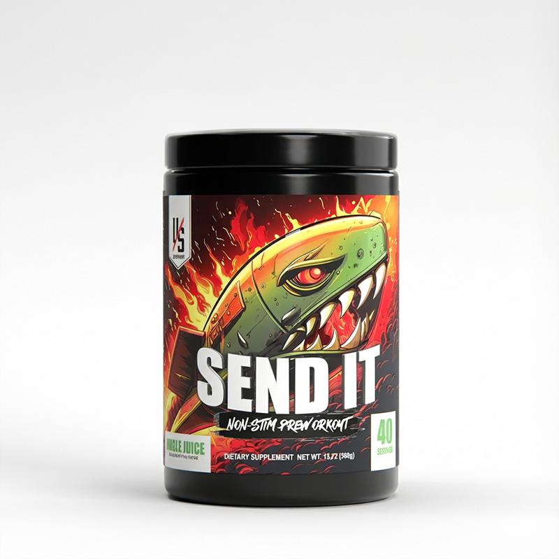 SEND IT Stim Free Pre Protein Nutrition Supplement for Improved Gym ...