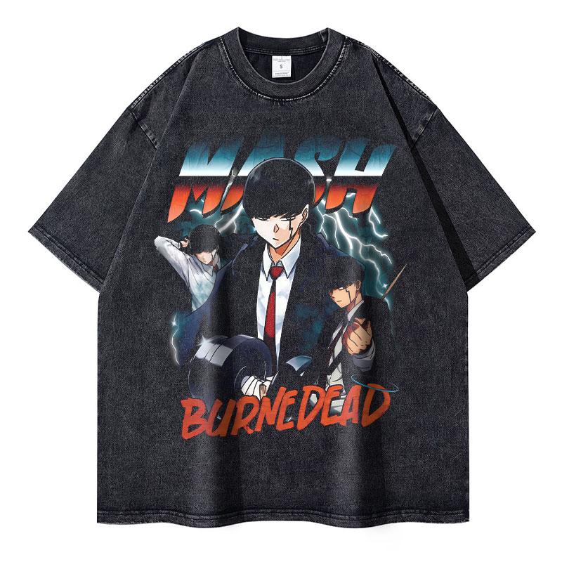 Men Women Casual Tshirts Washed Cotton T-shirt Harajuku Vintage Tee ...