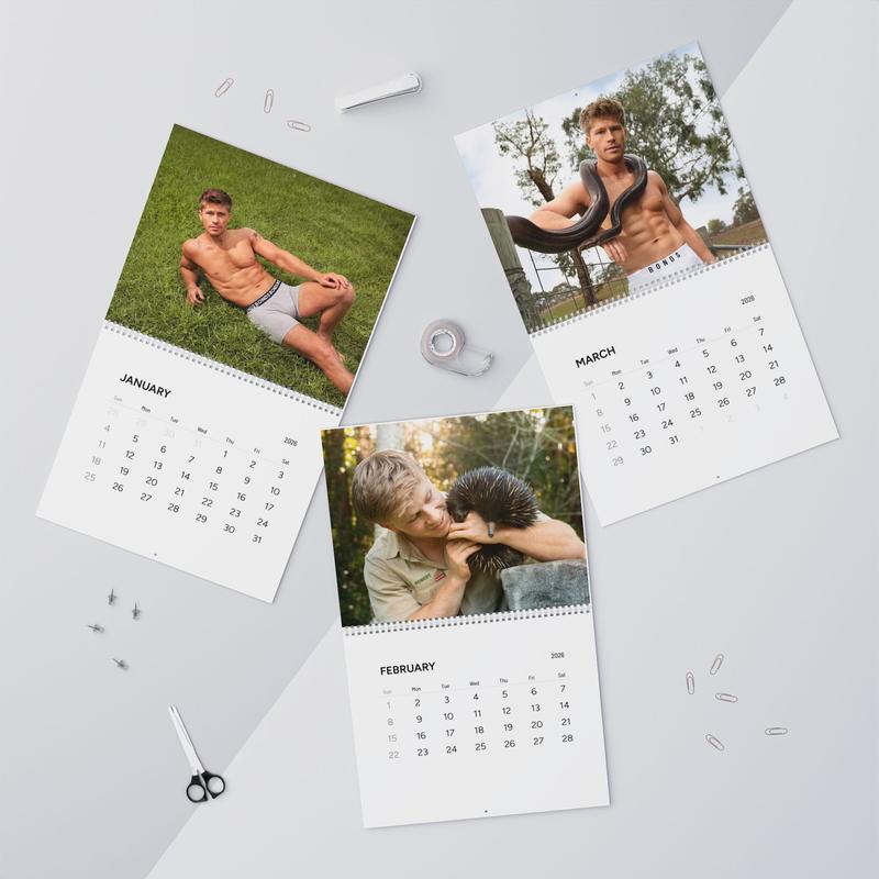 Robert Irwin 2026 Wall Calendar Featuring Wildlife Photography for ...