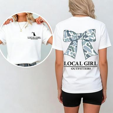 Local Girl Outfitters Bow Graphic Sweatshirt - Cute Cat Design - TikTok ...
