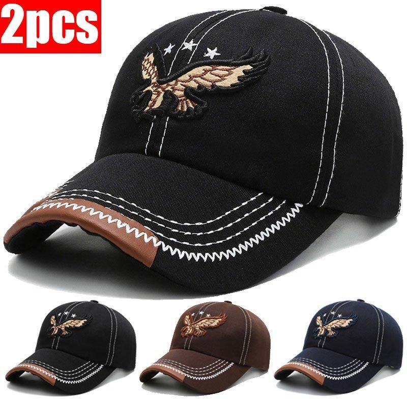 1pcs Men'S Polyester Baseball Caps, Breathable Woven Fabric, Solid ...