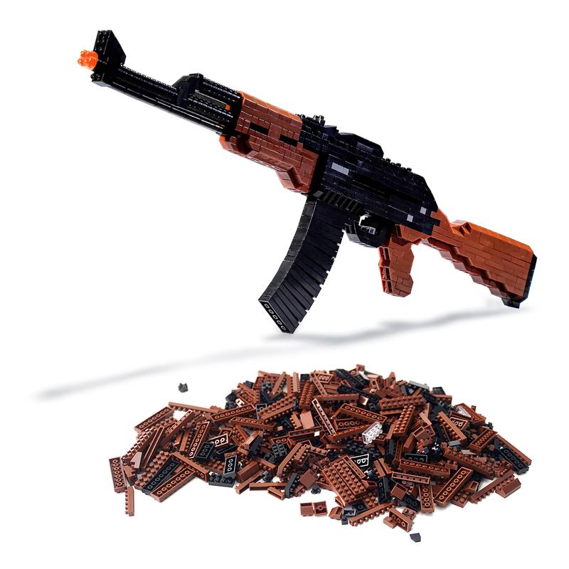 1:3 AK Building Block Model Kit, Micro Blocks, DIY Assembling Building ...