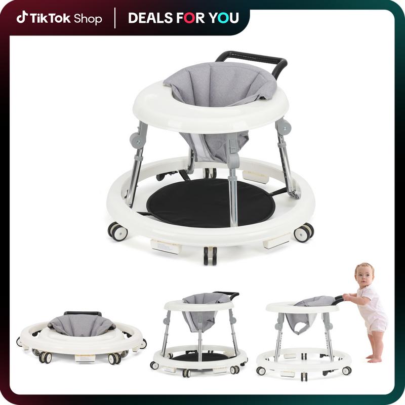 9 adjustable Foldable baby walker | Multi-functional activity center ...