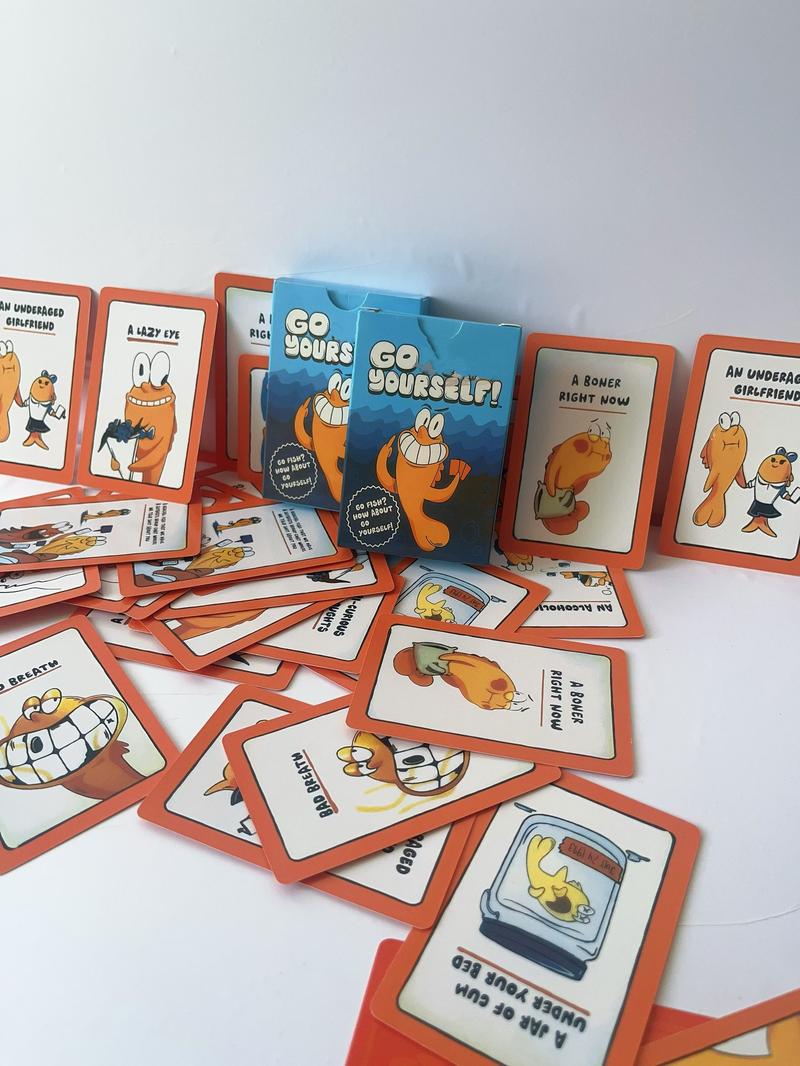 The classic Go Fish game for adults, suitable for 2 to 8 players, is ...
