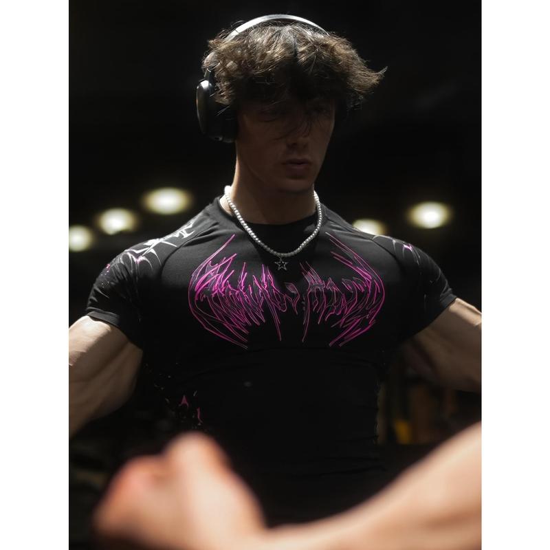 Men'S Breathedivinity Compression Short Sleeve T-Shirt - High-Stretch ...