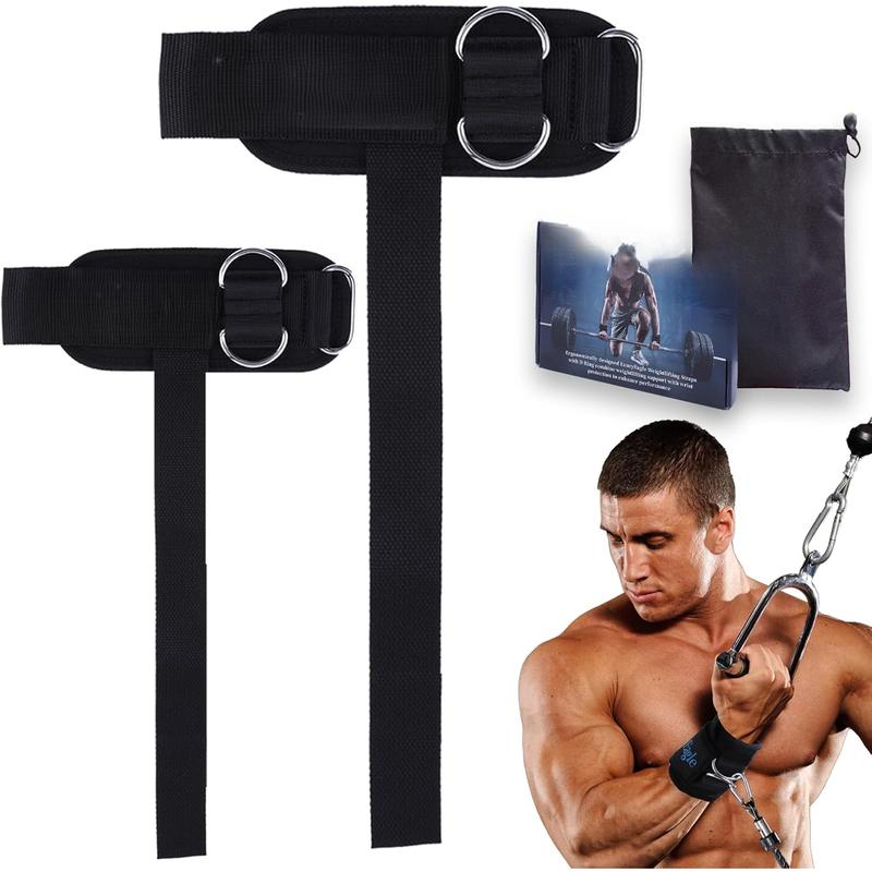 Weight Lifting Straps with D Ring,13" Long Wrist Straps for ...