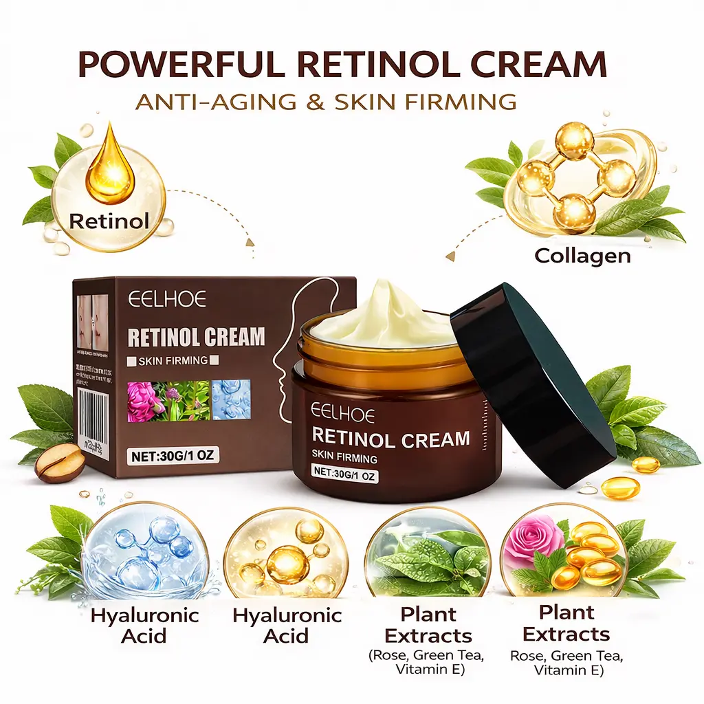 EELHOE Retinol Cream Anti-aging & Anti-wrinkle Retinol Face Cream ...