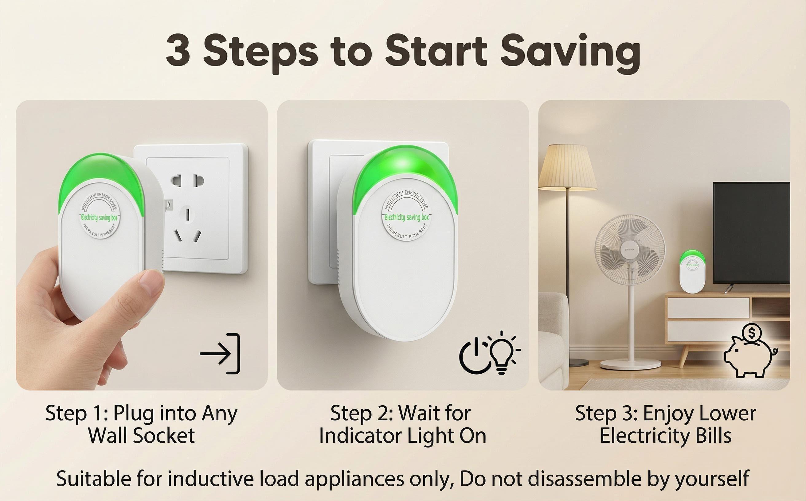 Upgraded Power Saver Electricity Saving Box for US Homes Apartments ...