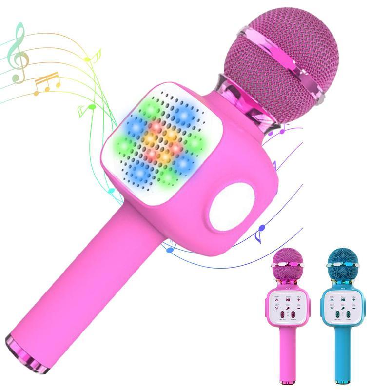 Wireless Karaoke Microphone Portable Handheld Speaker Machine Ideal ...