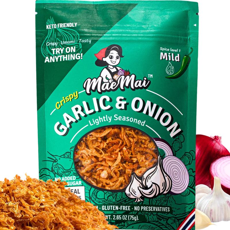 MaeMai MILD Spice NonOily Chili Crisp Topper, Rice Seasoning, Ramen ...