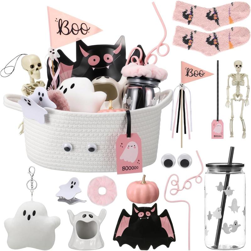 12 count Halloween Boo Gifts Basket Stuffers for Women Summer Halloween ...