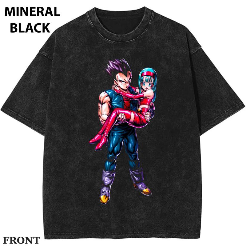 Dragon BZ Vegata and Bulma Graphic Tee | Vegata Carrying Bulma T-Shirt ...