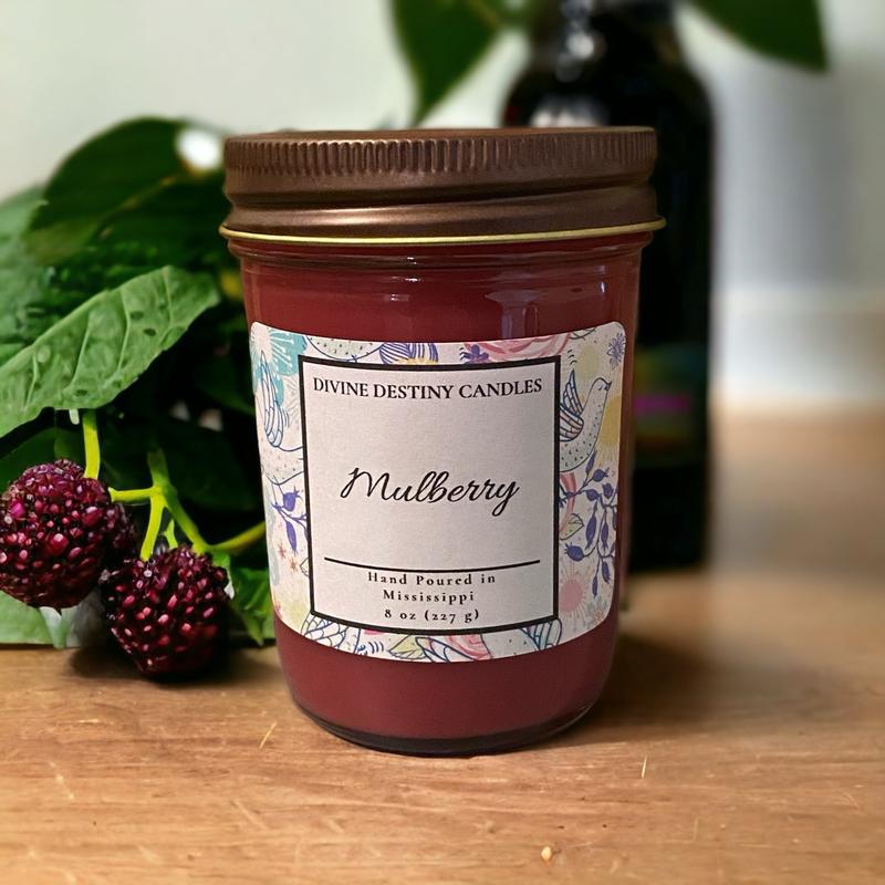 Mulberry 8 oz Candle - TikTok Shop