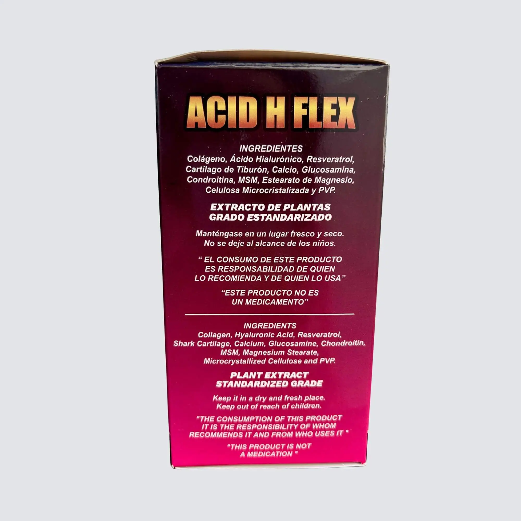 ACID H FLEX SUPPORT Collagen & Hyaluronic Acid 60 Caplets - TikTok Shop