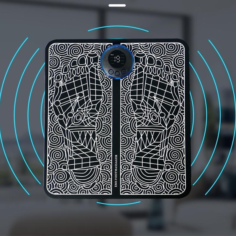 Rechargeable USB Foot Massager Mat, Portable Plastic Foot Massager Pad ...