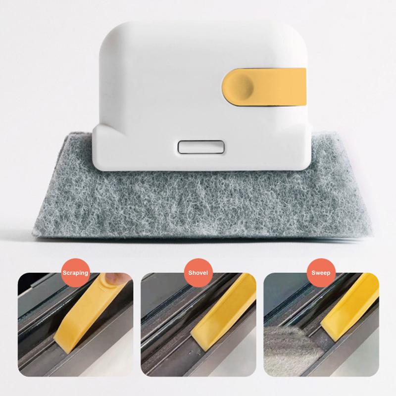 4Pcs 2 in 1 Cleaning Brush Set Detachable Window Track Cleaner with ...