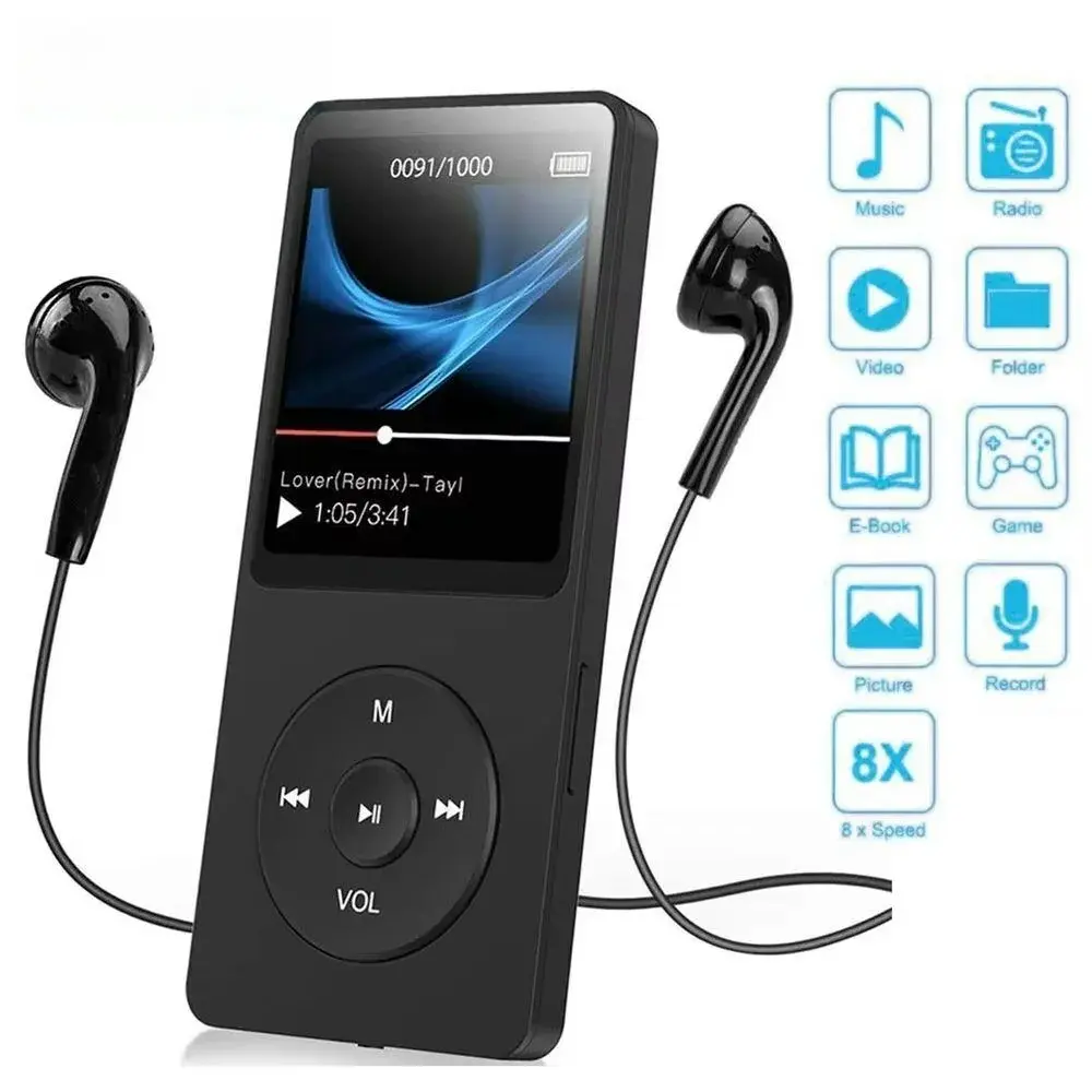 Bluetooth MP4 MP3 Lossless Music Player TFT LCD Display Walkman E-book ...
