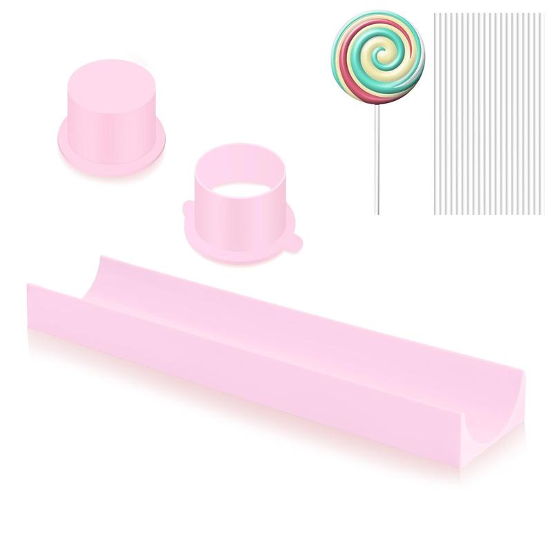 Round Cake Pop Mold Set with 9 Inch Tray and Sticks, ABS Cake Pop Maker ...