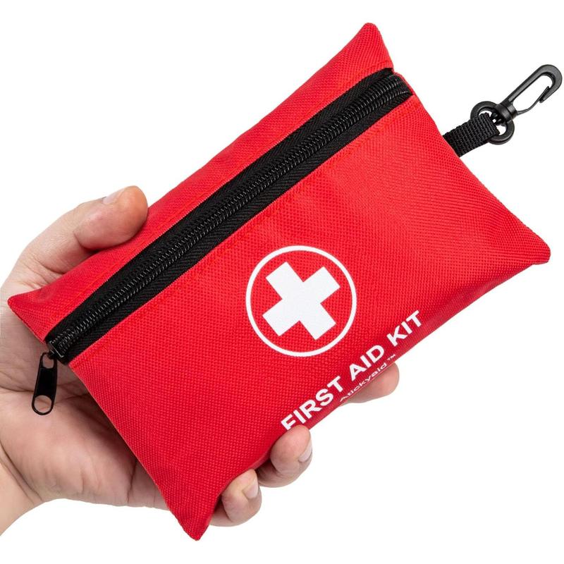 Mini First Aid Kit - 140 Piece Small First Aid Medical Kit for Car ...