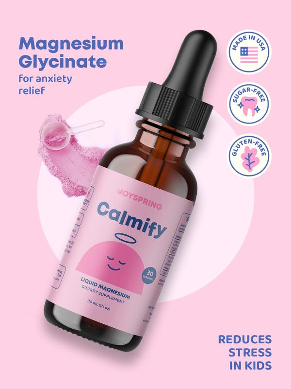 JoySpring Magnesium Citrate & Glycinate Liquid – Sugar & Gluten-Free ...